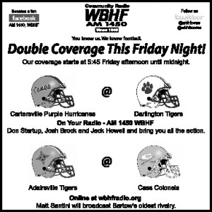 WBHF Football Double Coverage This Week | WBHF