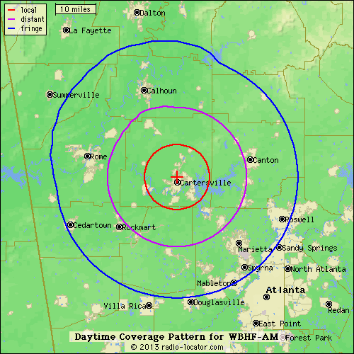 WBHF Community Radio | Coverage Area | WBHF