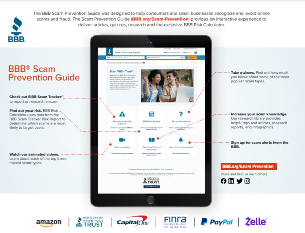 BBB® Launches Scam Prevention Guide | WBHF